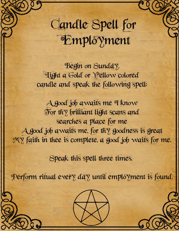 Printable Spell Pages – Witches Of The Craft®