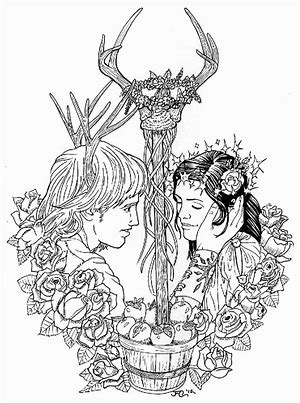 Beltane Printable Coloring Pages – Witches Of The Craft®