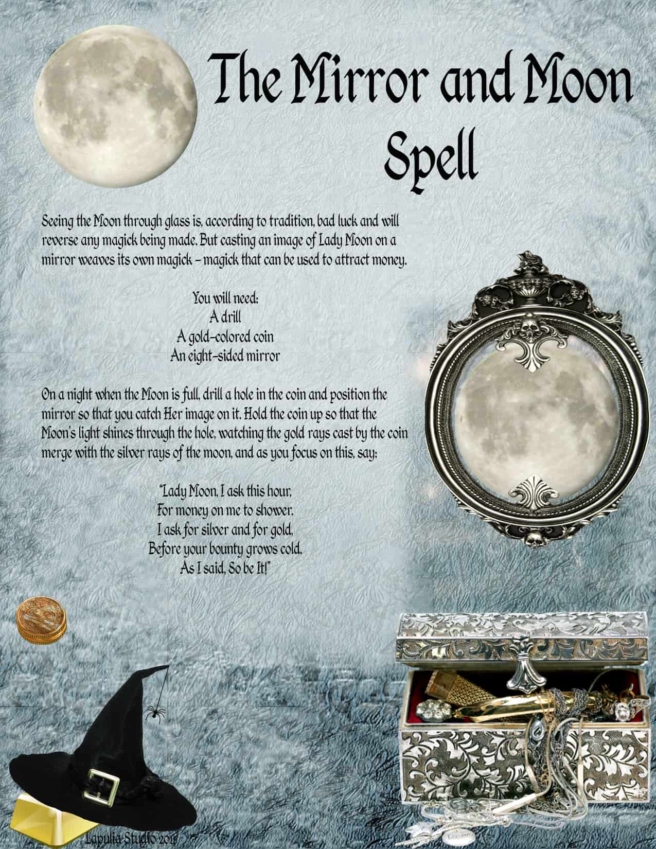 The Mirror and Moon Spell – Witches Of The Craft®