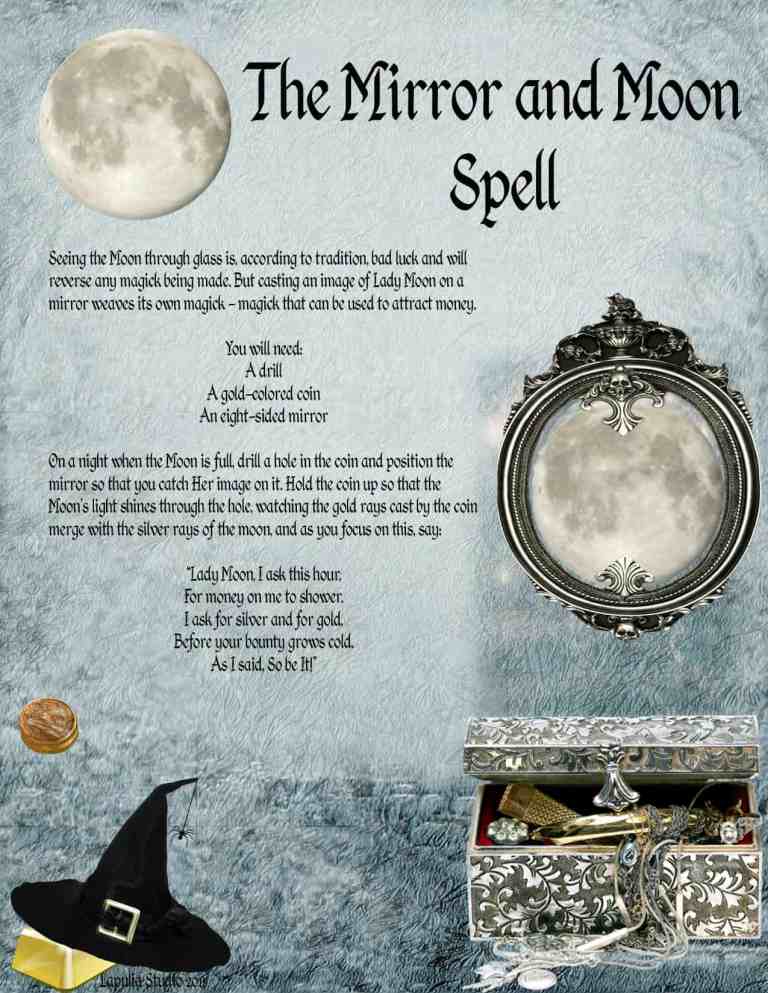 The Mirror and Moon Spell – Witches Of The Craft®