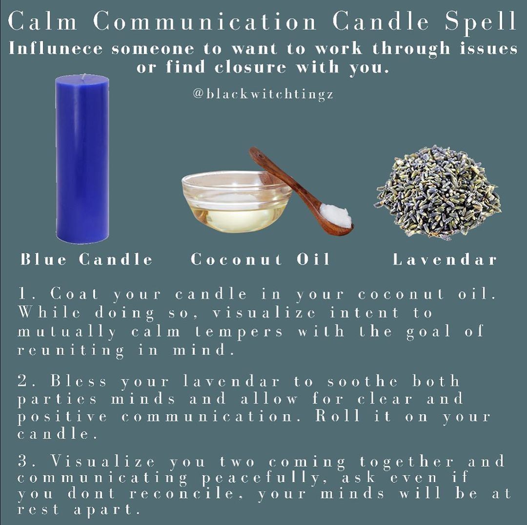 Calm Communication Candle Spell – Witches Of The Craft®