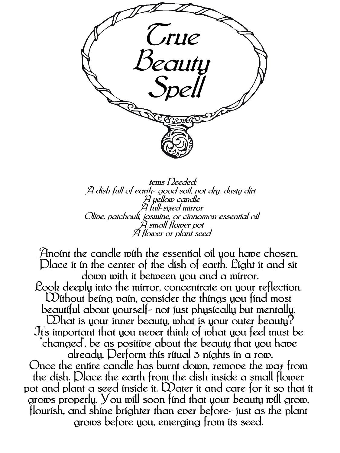 Beauty and Longevity Spells – Witches Of The Craft®