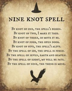 Spell For Tomorrow – 9 Knot Spell – Witches Of The Craft®