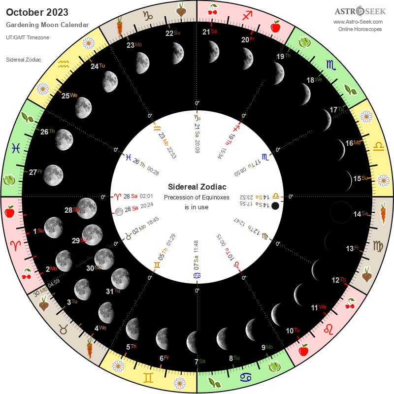 October 2023 Gardening by the Moon Phase – Witches Of The Craft®