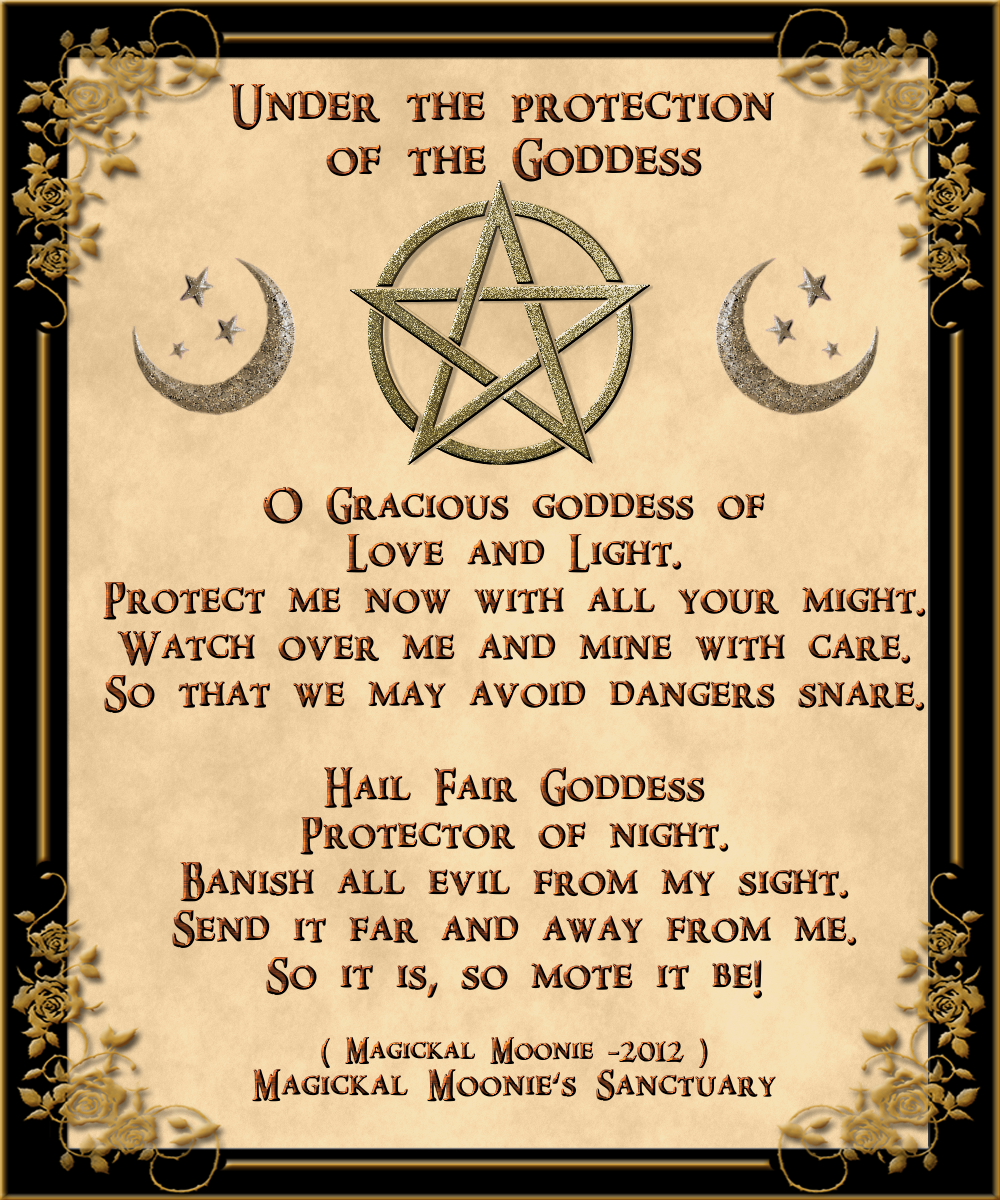 Spell For Friday – Under the Protection of the Goddess – Witches Of The ...