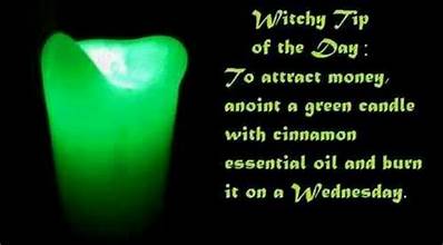Spell For Tomorrow – Green Candle Money – Witches Of The Craft®
